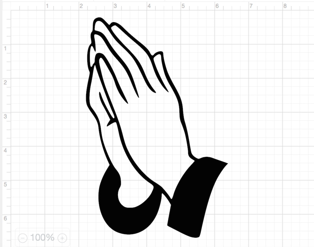 Praying Hands Cut File SVG DXF PNG Eps Pdf Clipart Praying - Etsy