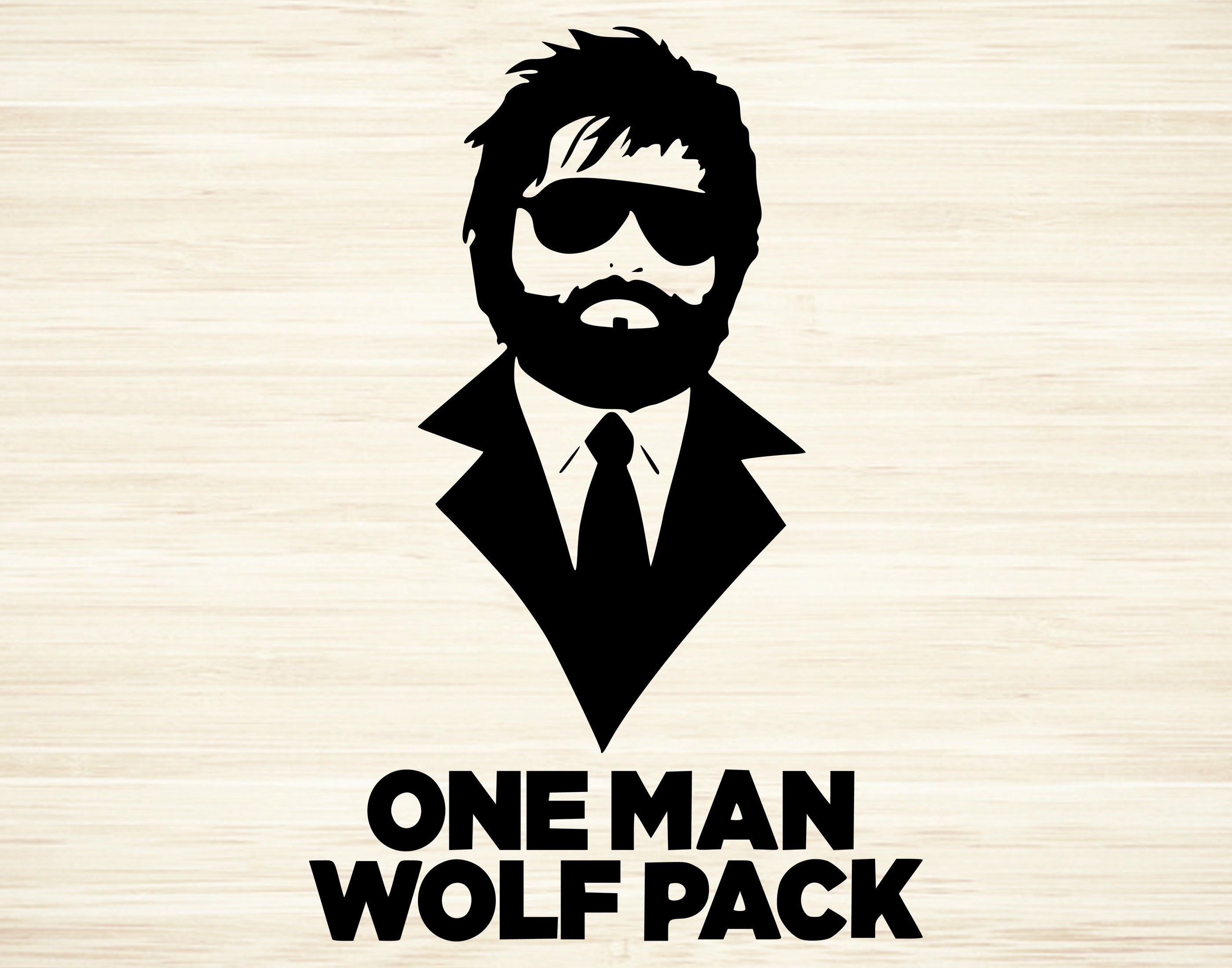 One Man Wolf Pack Logo