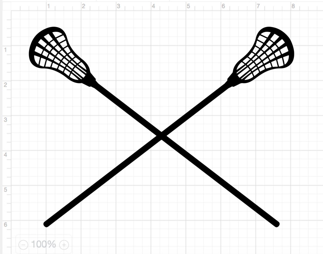 Lacrosse Sticks Cut File SVG DXF PNG Eps Pdf Clipart - Etsy