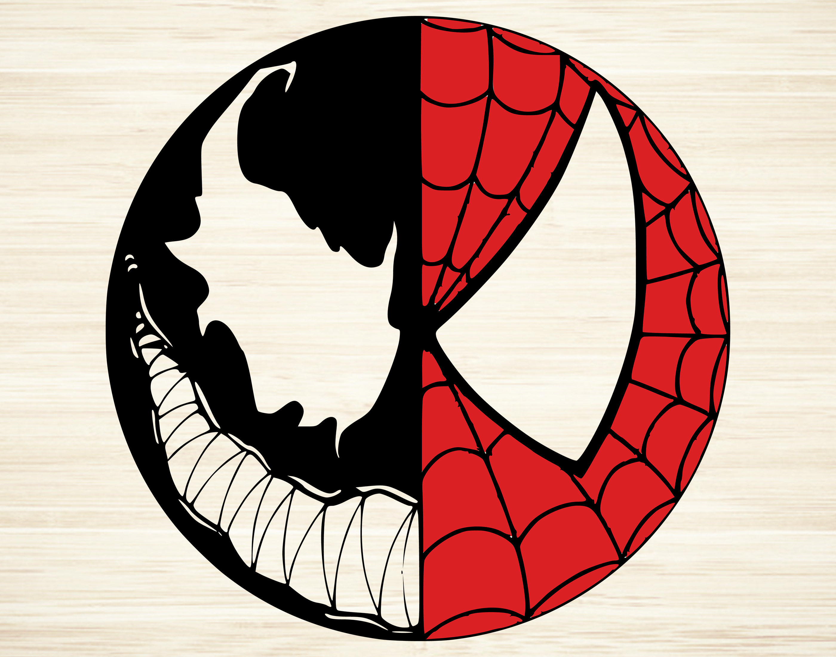 Venom Spiderman Face