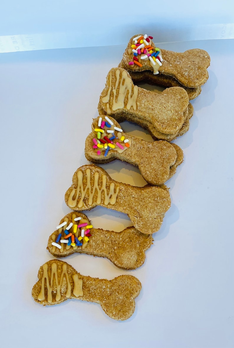 Homemade Peanut Butter Dog Bone Cookies-12 - Etsy