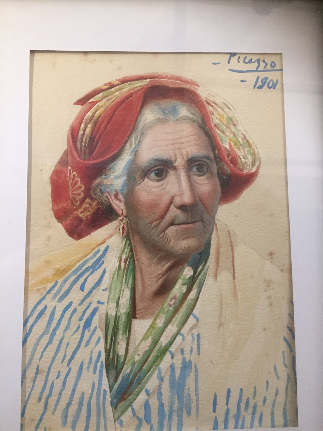 Portrait by Pablo Picasso 1901 - Etsy UK