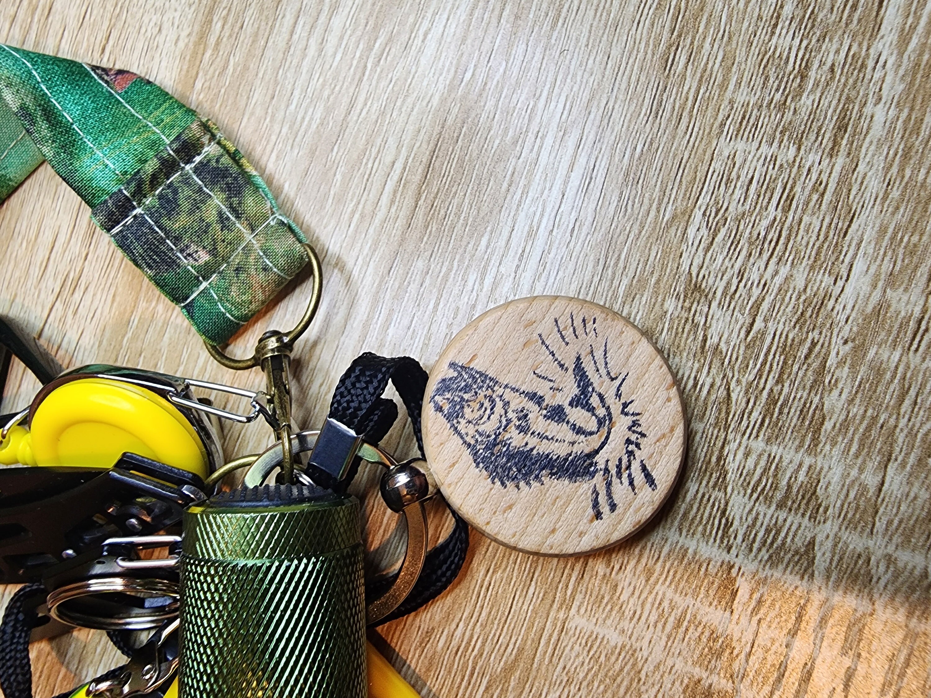 Fishing Themed Keychain Set - Etsy