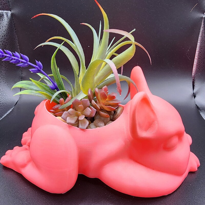 Bulldog Planter - Etsy