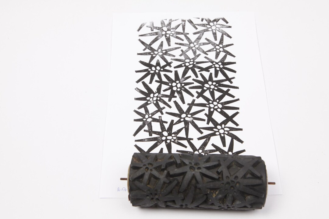 Vintage Pattern Roller / Structure Roller 618 KRN With Dense Edelweiss ...