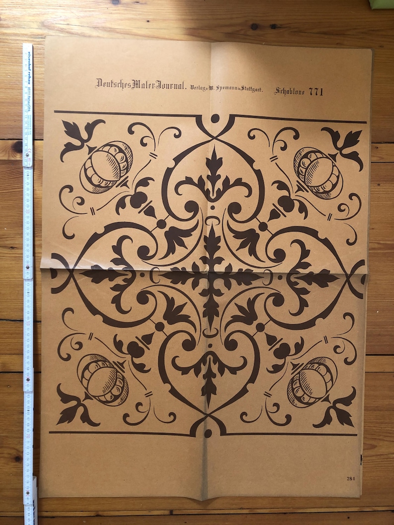 Historical Tracing Template No. 771 for Stencils and Wall Stencils ...