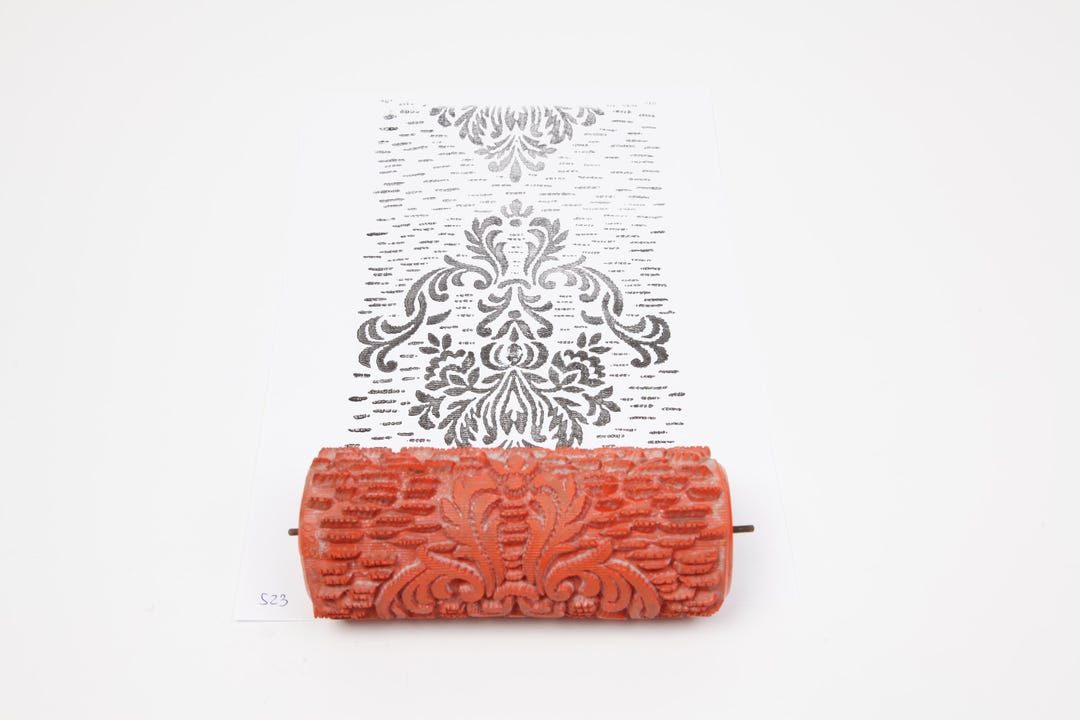 Vintage Pattern Roller / Texture Paint Roller 523 KRN With Baroque ...