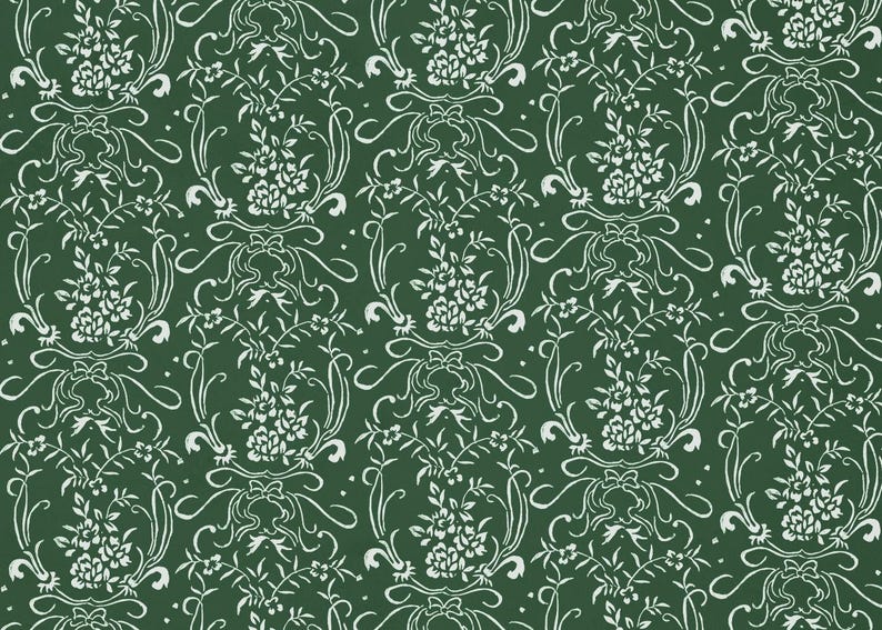 Pattern Roller / Structure Roller 1645 With Delicate Floral Ornament ...