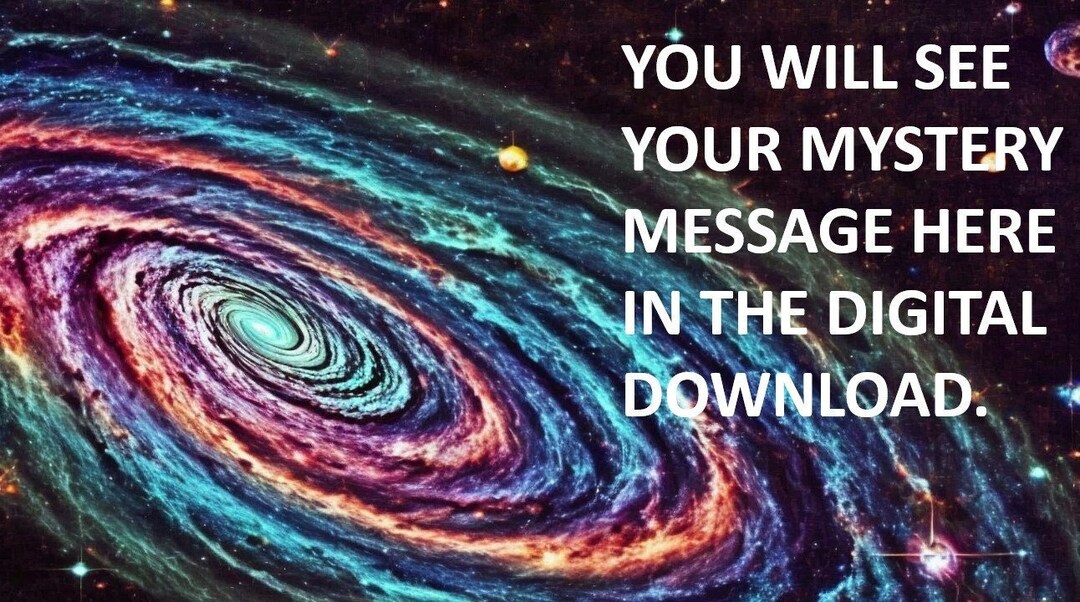 MMDD7 Mystery Message Digital Download Universe Visualize - Etsy