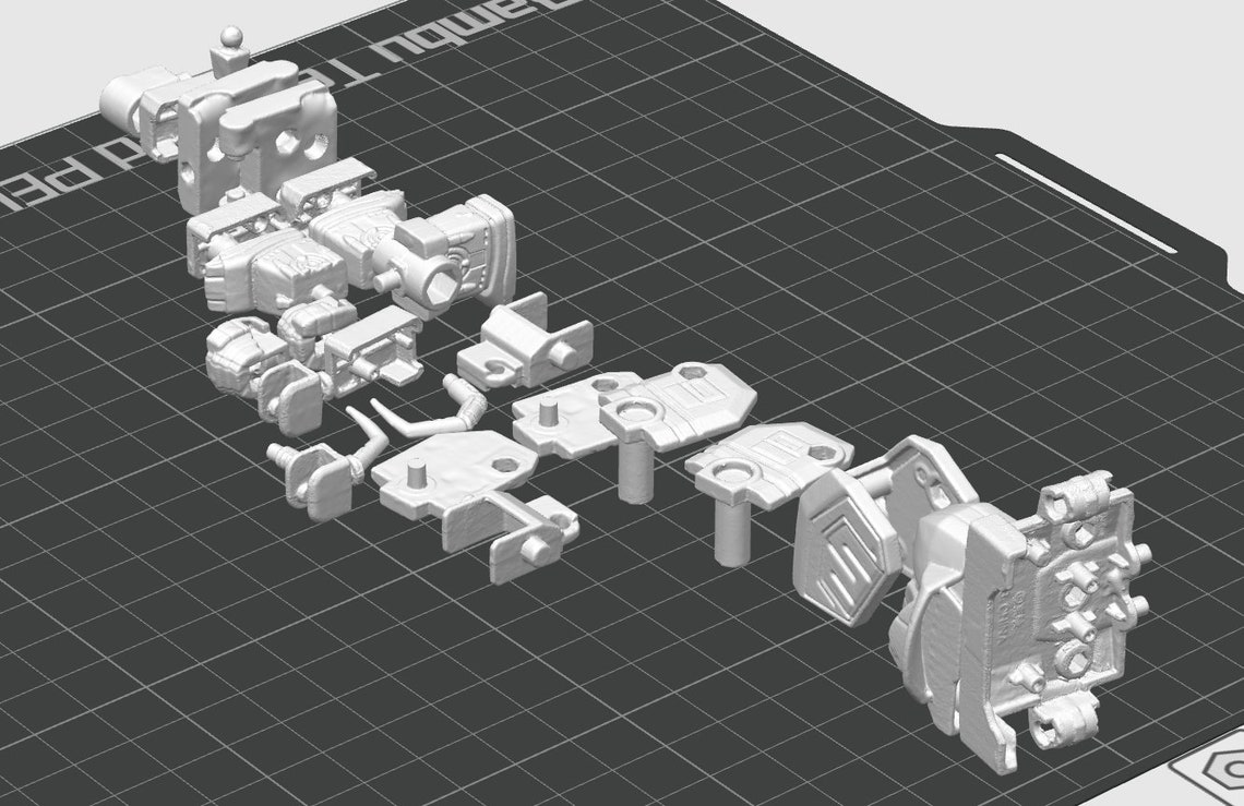 Mighty Morphin Megazord STL File | Mini PLA Scan - Etsy