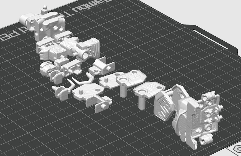 Mighty Morphin Megazord STL File | Mini PLA Scan - Etsy