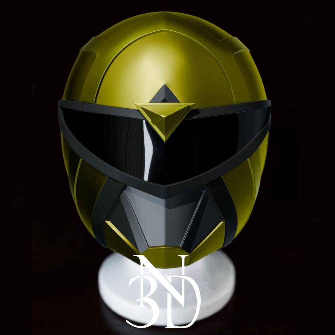 Yellow Omega Ranger Helmet STL File - Etsy