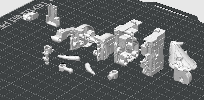 Mighty Morphin Megazord STL File | Mini PLA Scan - Etsy