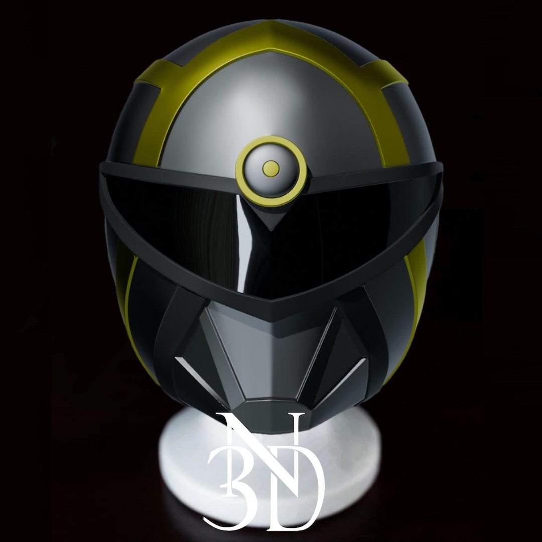 Gold Omega Ranger Helmet STL File - Etsy