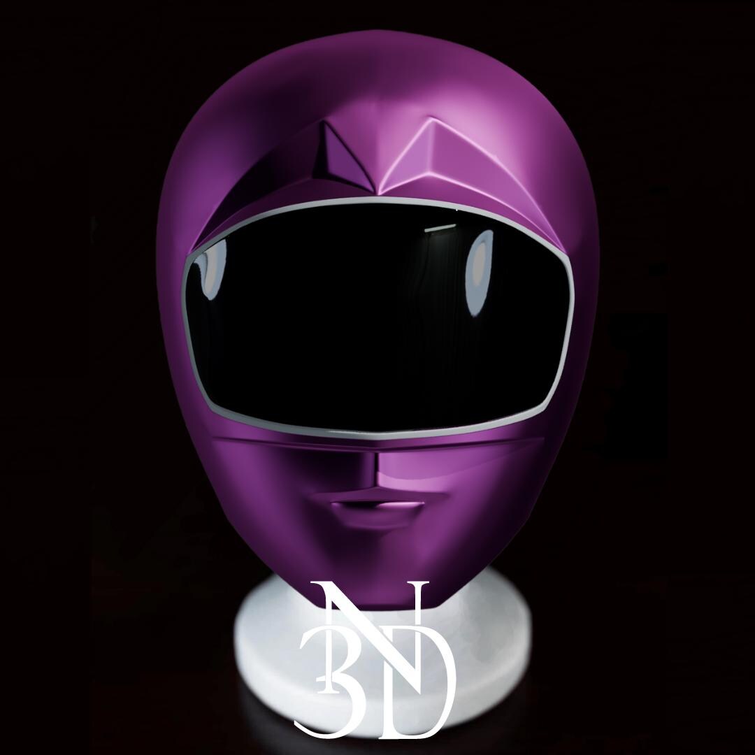 Zeo Pink Ranger Helmet STL File - Etsy