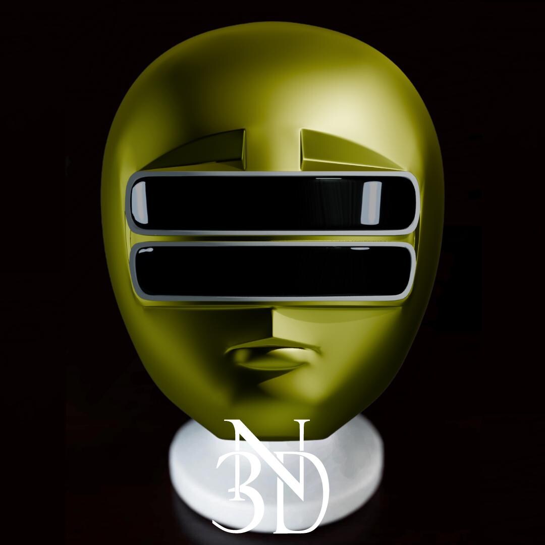 Zeo Yellow Ranger Helmet STL File - Etsy