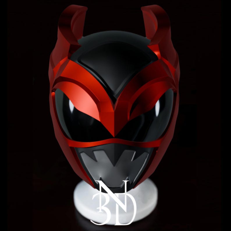 Psycho Ranger Helmet STL File - Etsy