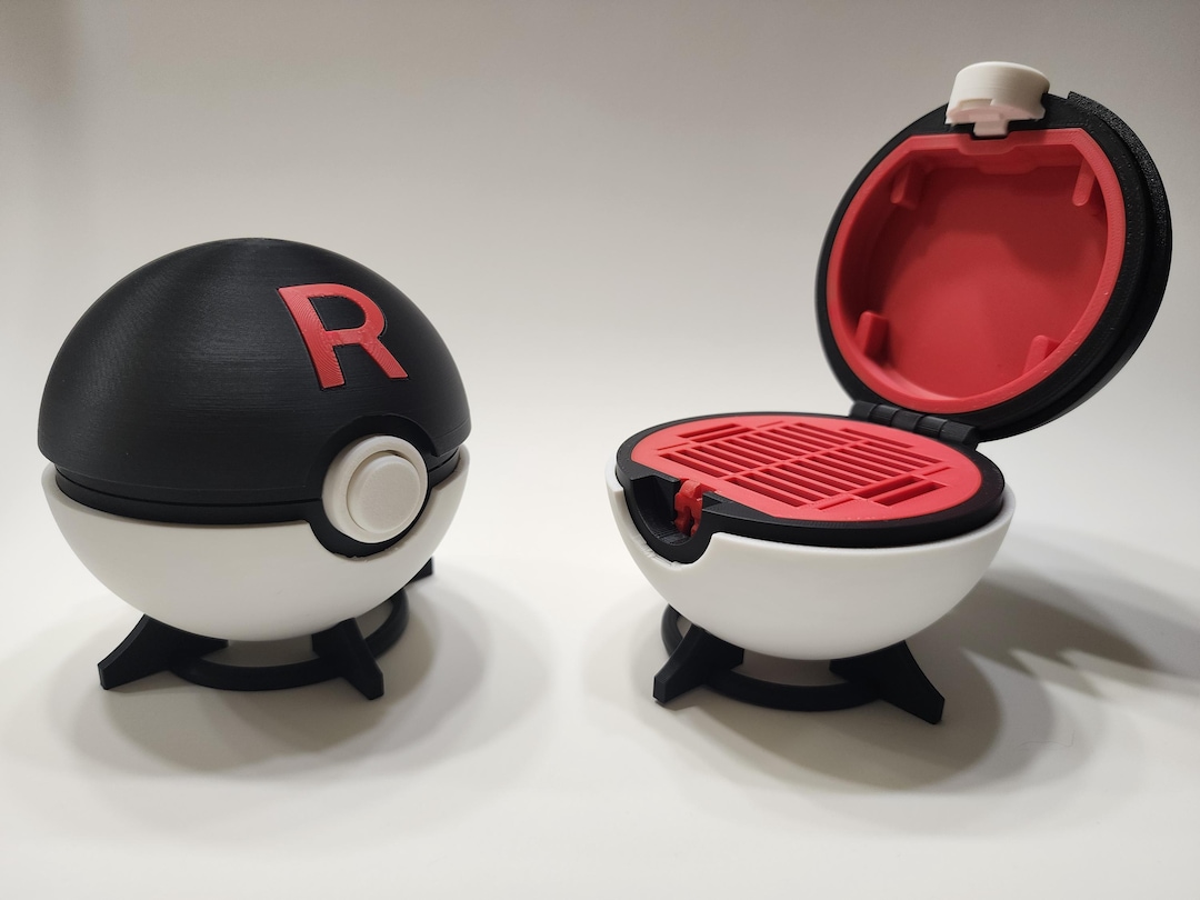 Team Rocket Ball Pokeball | Pokemon | Replica | 3D Printed | Switch ...