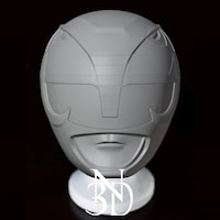 Power Rangers in Space Silver Ranger Helmet STL - Etsy