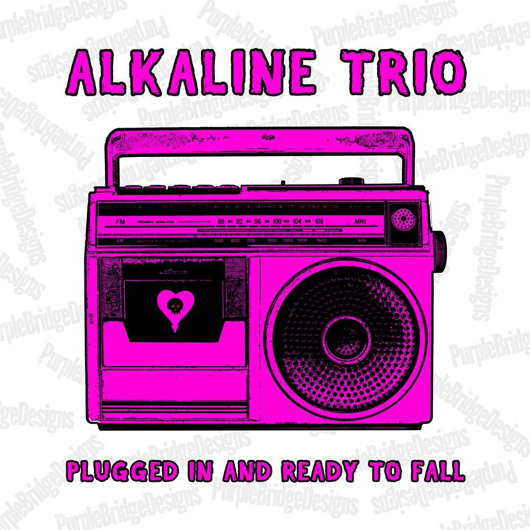 Alkaline Trio SVG Design for Download Fan Art Radio Plugged in and ...