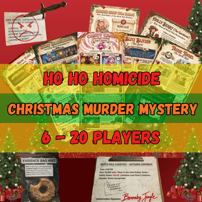 Murder Christmas - Etsy