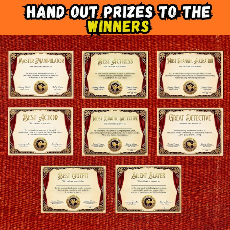 Red Carpet Murder Mystery Game Printable | Old Hollywood Glamour Party ...