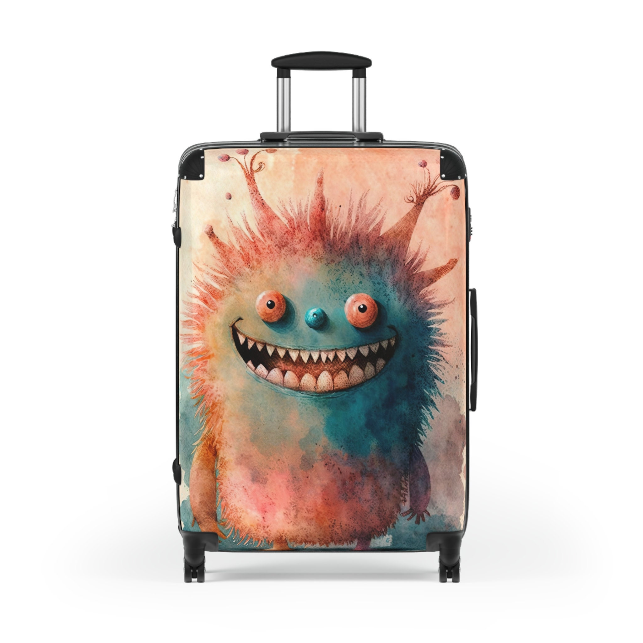 Iggy the Monster Suitcase Monster Themed Luggage Unique - Etsy
