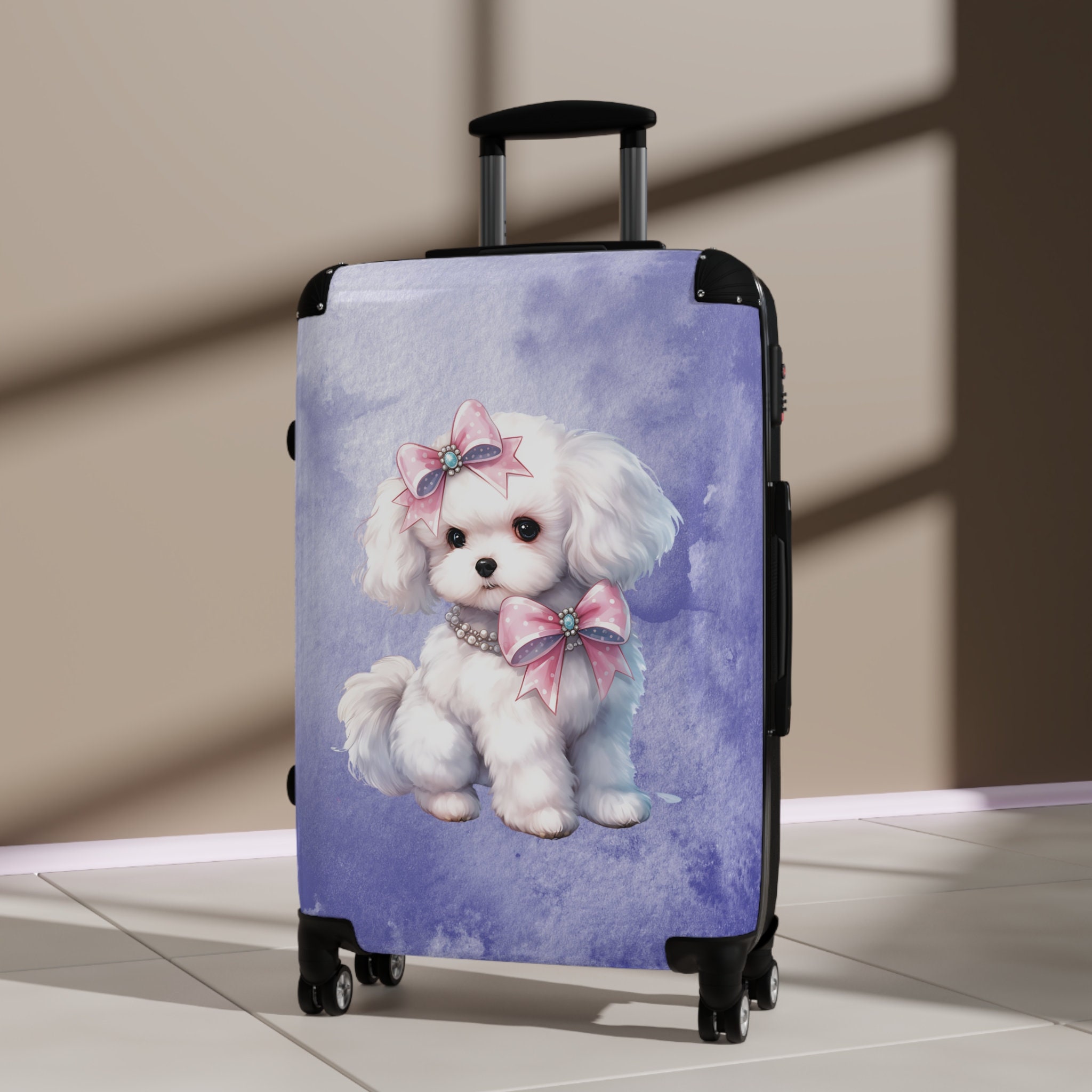 Capri the Puppy Suitcase, Dog Themed Luggage, Puppy Inspired Travel ...