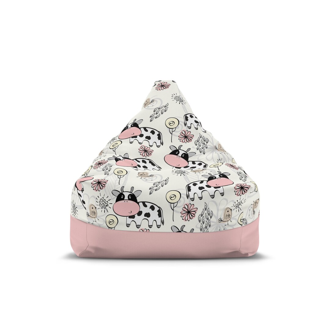 Cows 2 Bean Bag Chair Cover, Farm Animal Decor, Kids Furniture, Kids ...