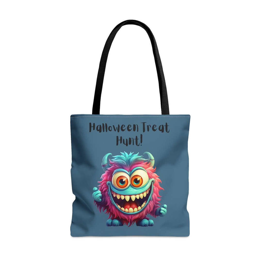 Halloween Treat Hunt Treat Bag, Halloween, Halloween Treat Bag, Monster ...