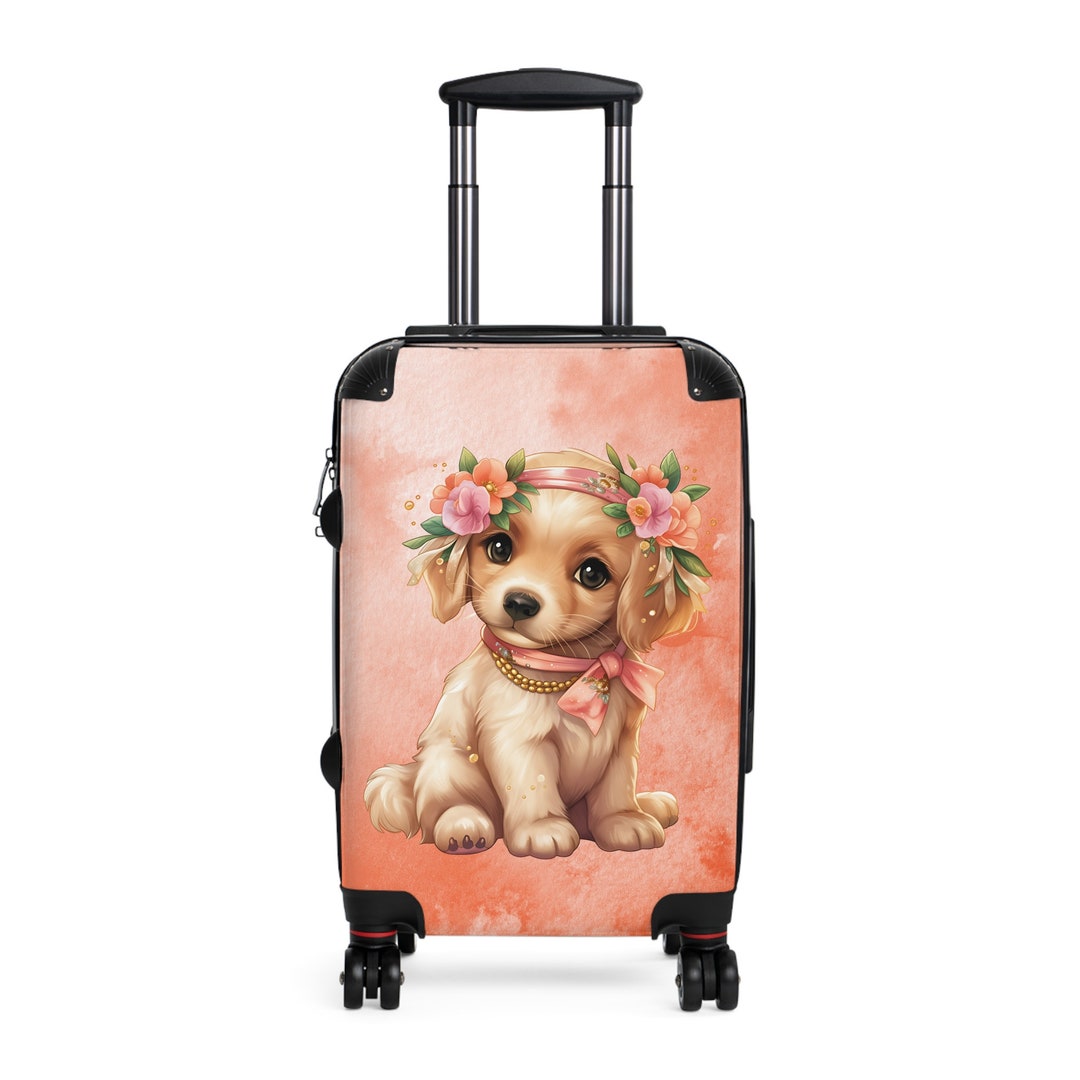 Ginger the Puppy Suitcase, Dog Themed Luggage, Puppy Inspired Travel ...