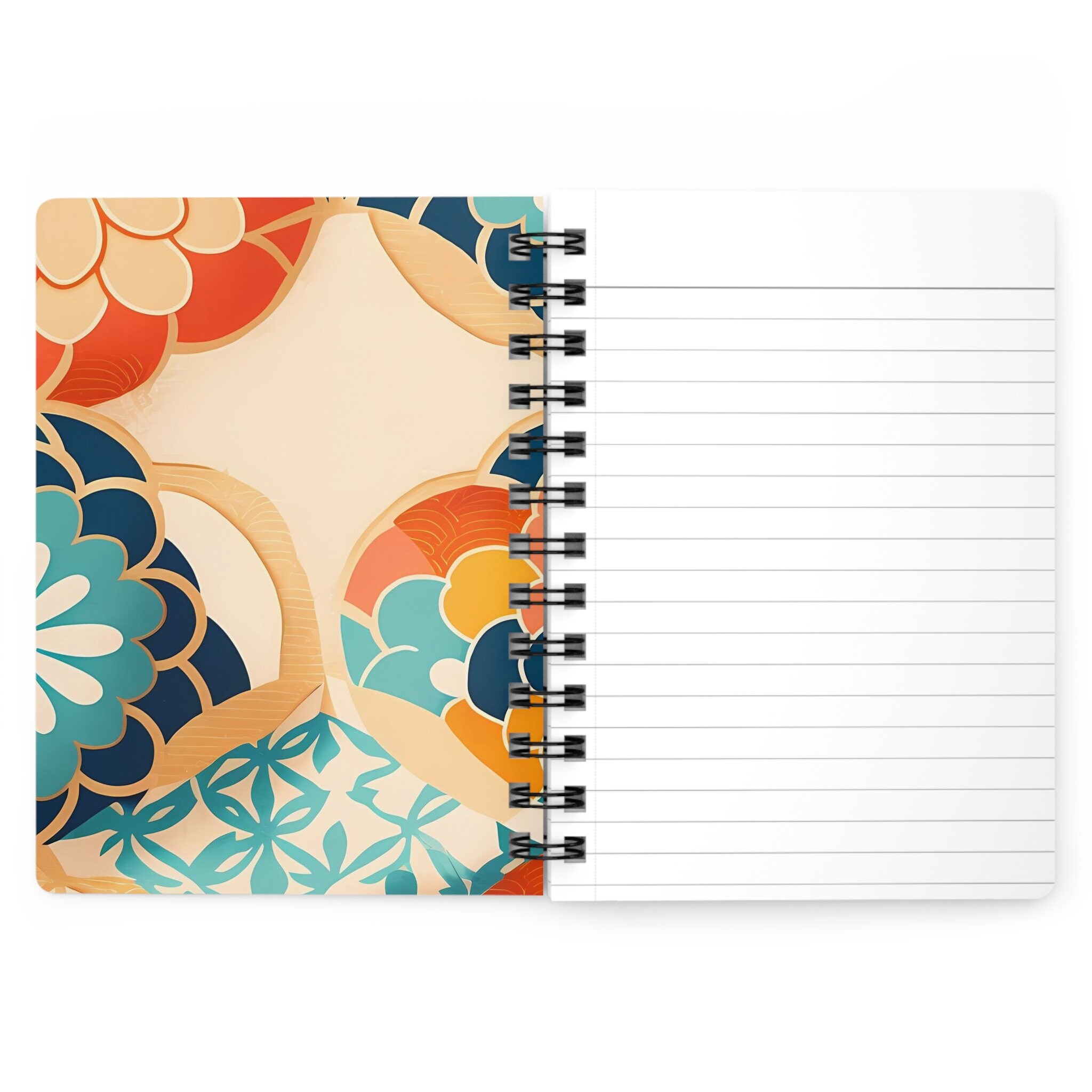 Nami Spiral Bound Journal Japanese Style Journals Writing - Etsy