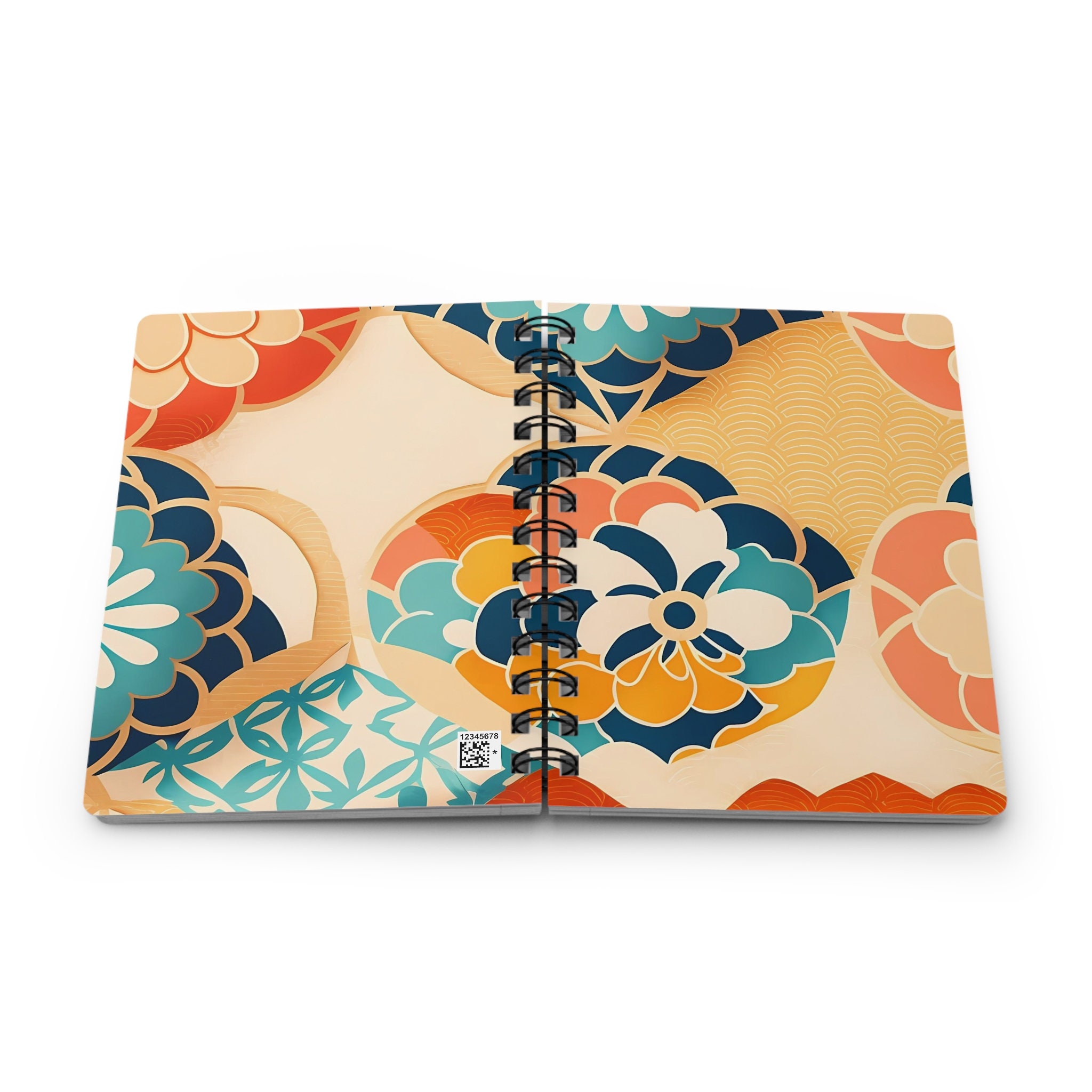 Nami Spiral Bound Journal Japanese Style Journals Writing - Etsy