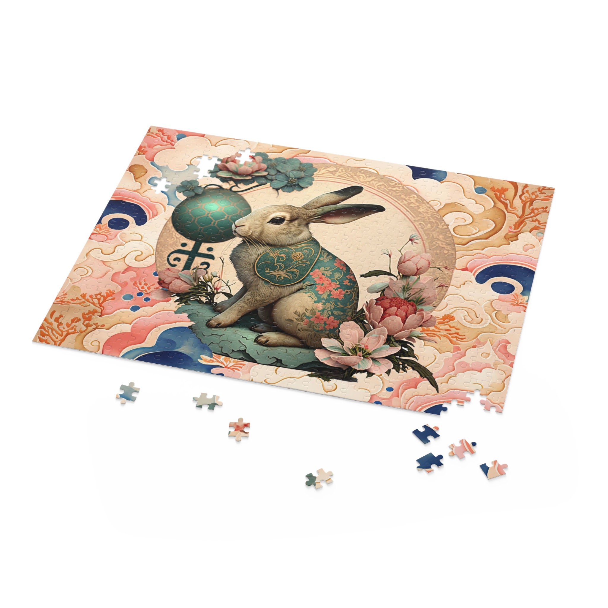 Year of the Rabbit Puzzle 120, 252, 500-piece, Chinese Zodiac Puzzles ...