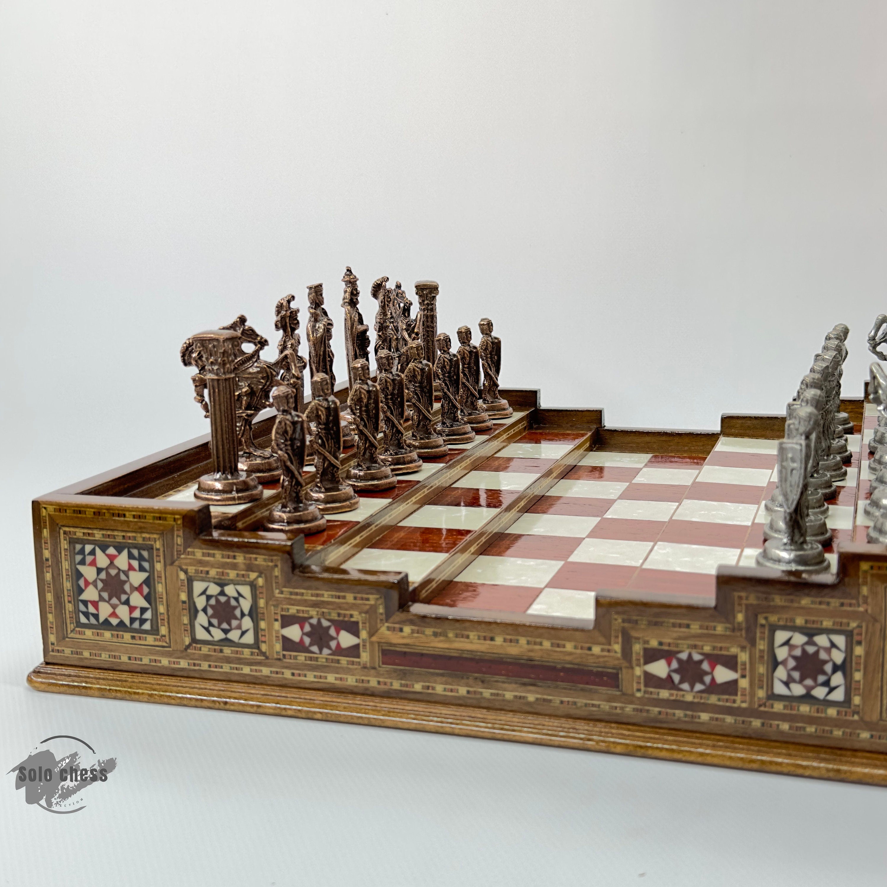 Personalized Handmade Chess Set / Handmade Chess / Custom Board Game ...