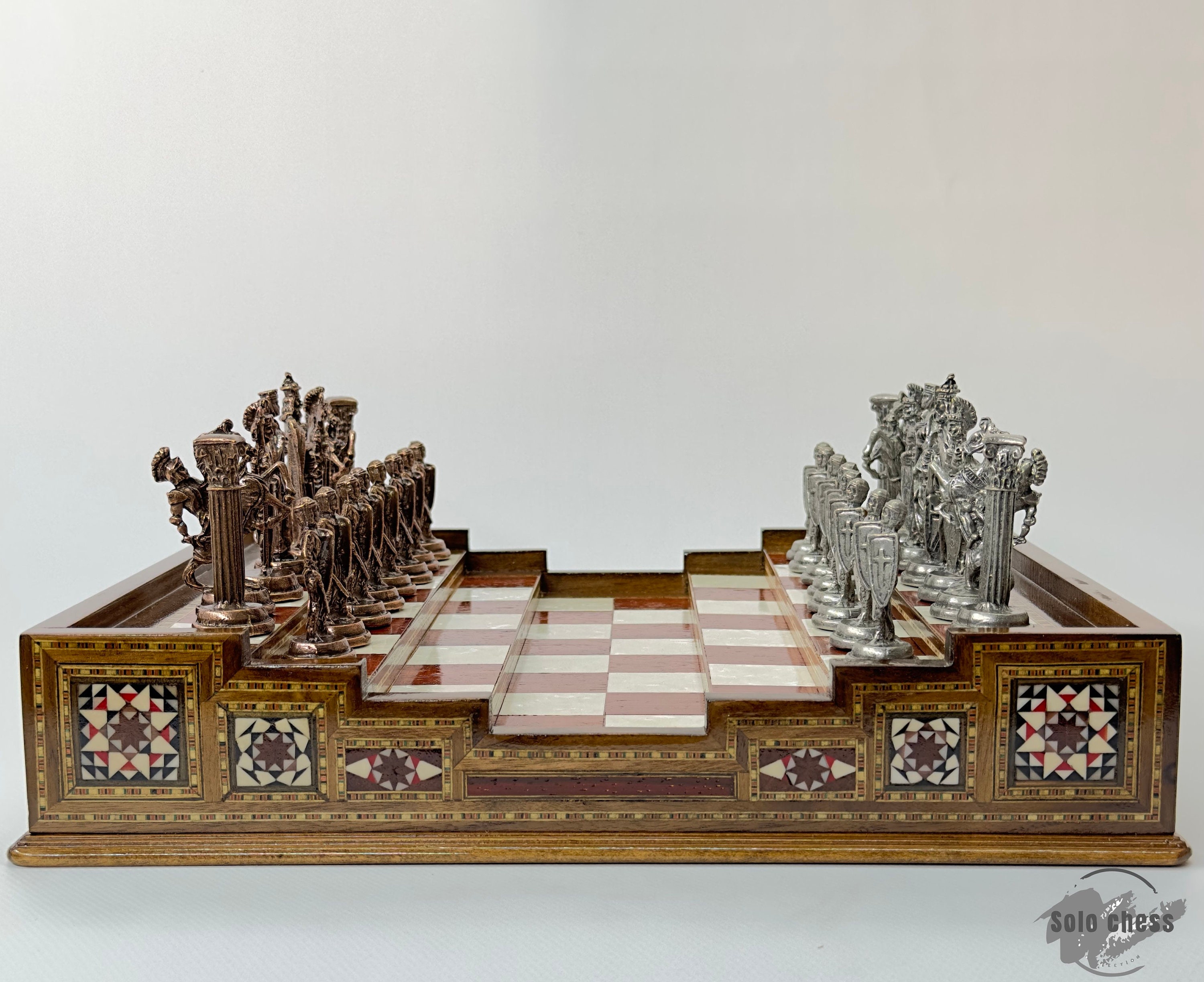 Personalized Handmade Chess Set / Handmade Chess / Custom Board Game ...