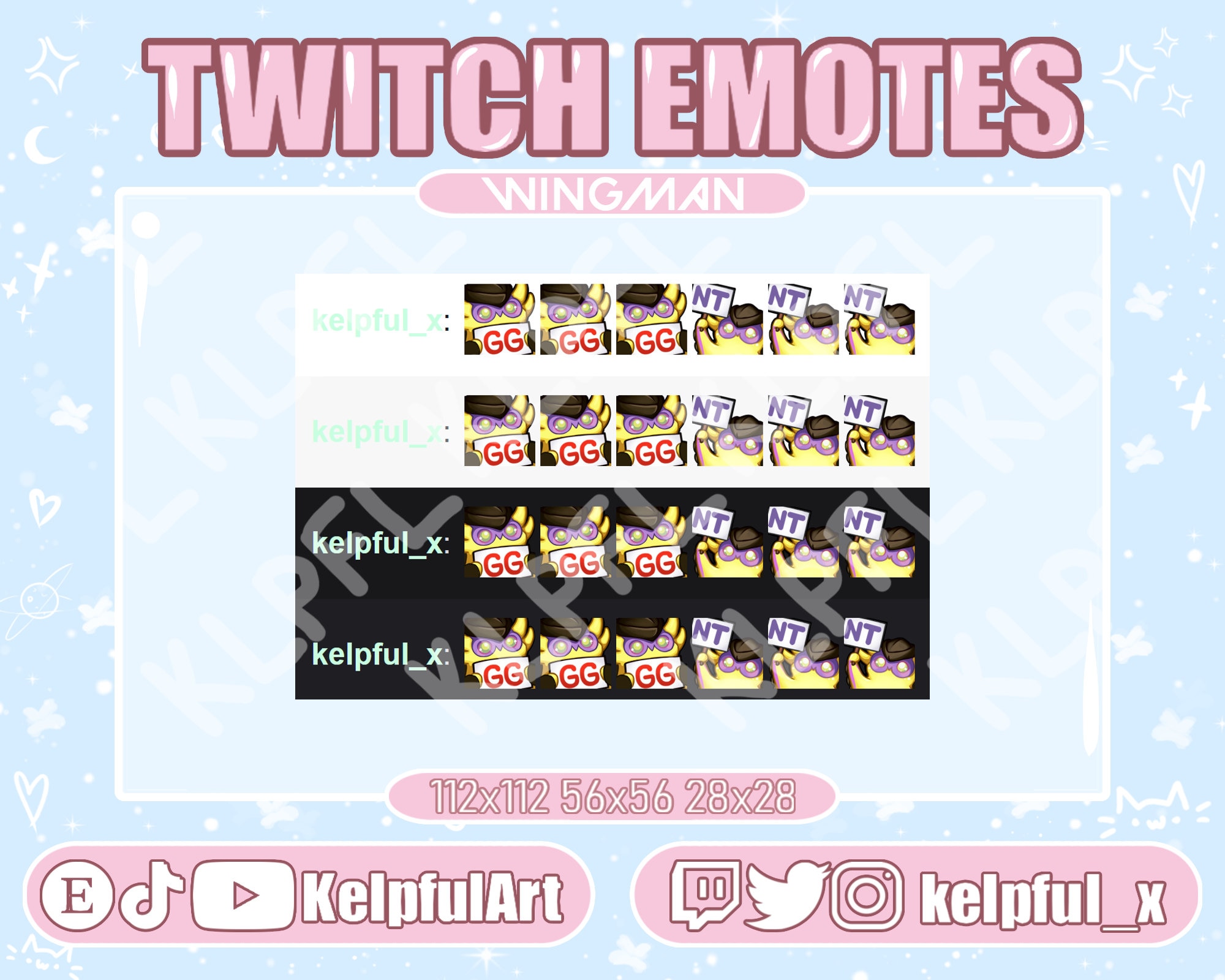 Valorant Wingman Emotes GG & NT Valorant Emotes Cute - Etsy