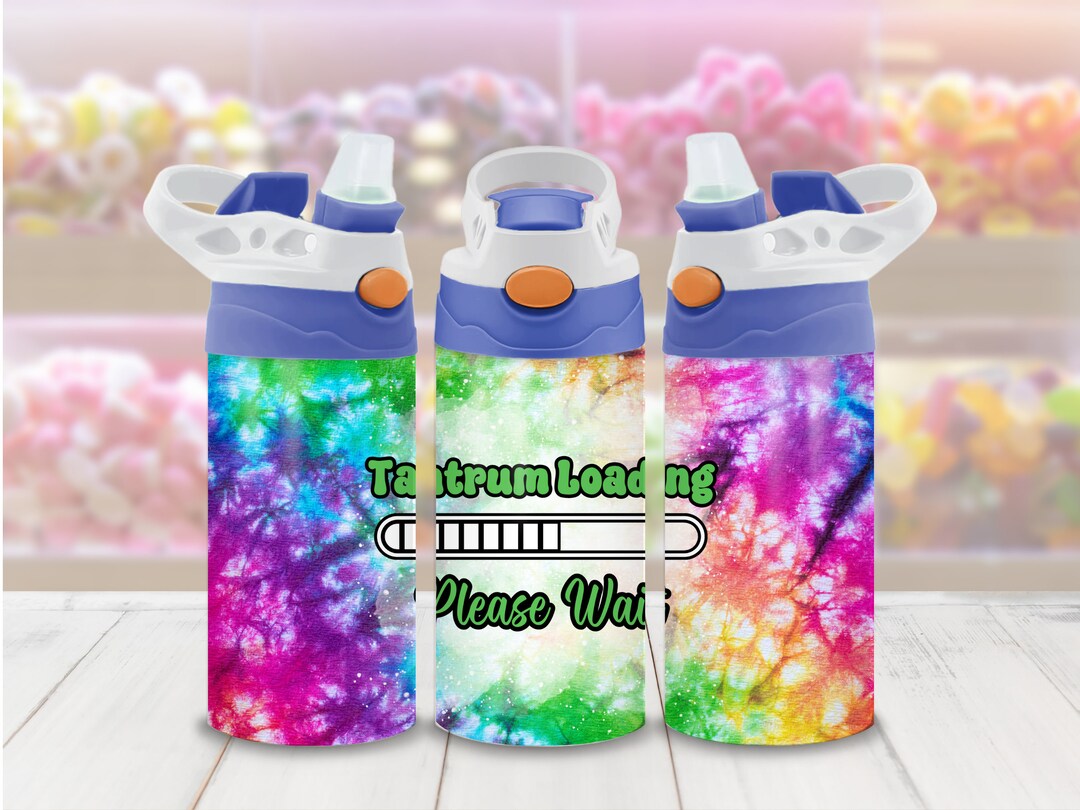 Tantrum Loading 12oz Kids Flip Top Sippy Cup, 12oz Straight Tumbler ...