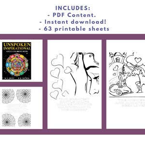 63 Coloring Pages and Quotes Printable PDF Self Care - Etsy