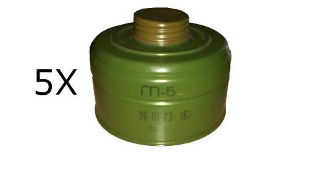 GP5 Gas Mask Filters 5 Pieces - Etsy