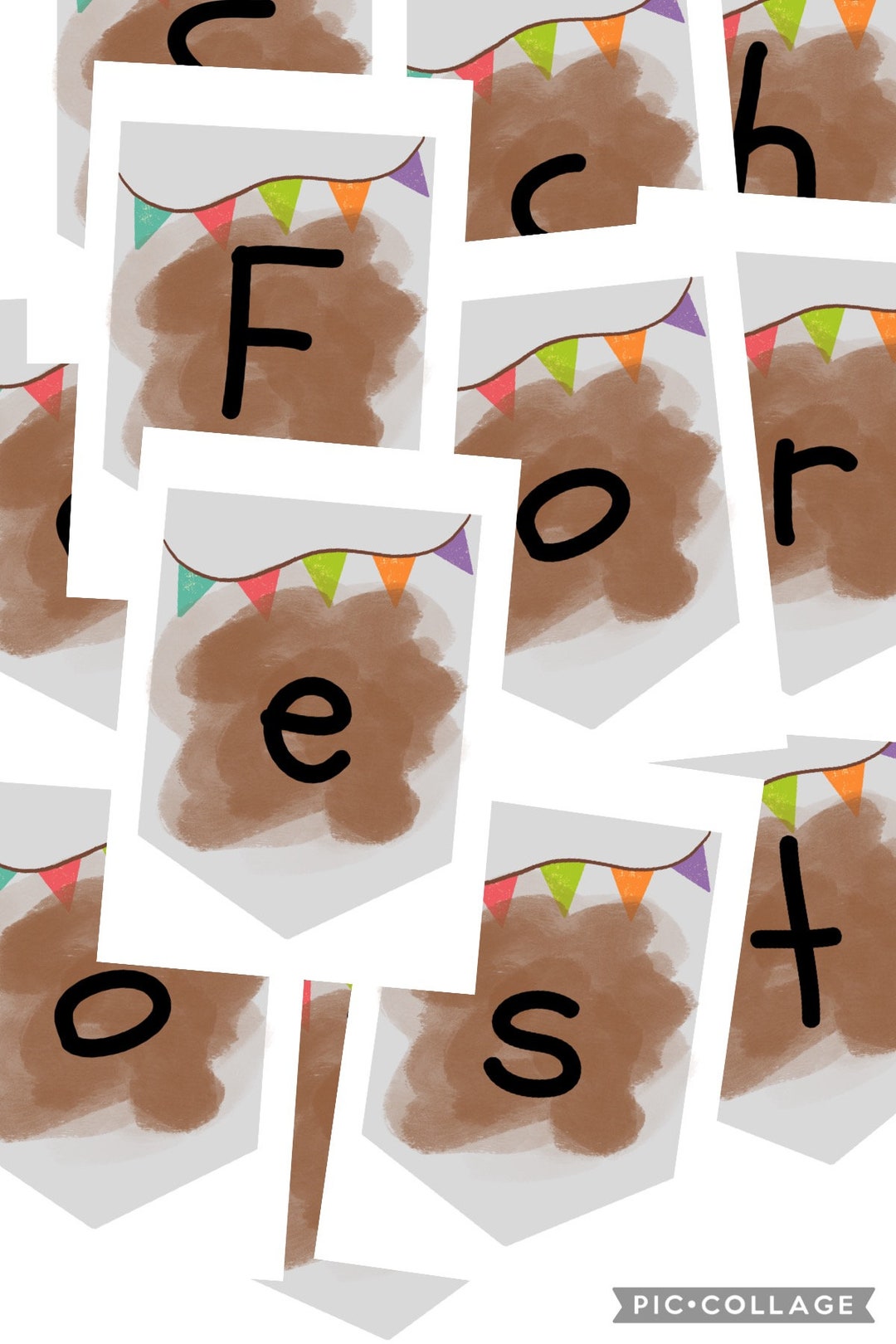 Forest School Sign on Bunting - Etsy