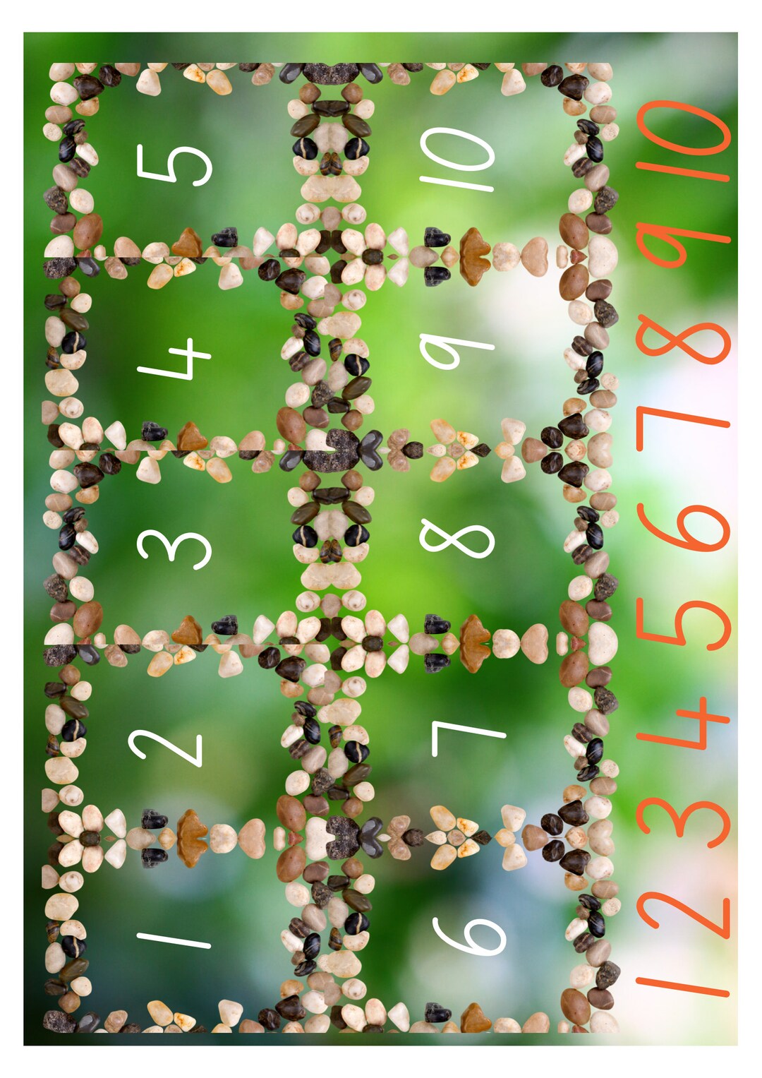 Ten Frames Nature Themed Eyfs Number Resource Printable Eyfs Ks1 - Etsy