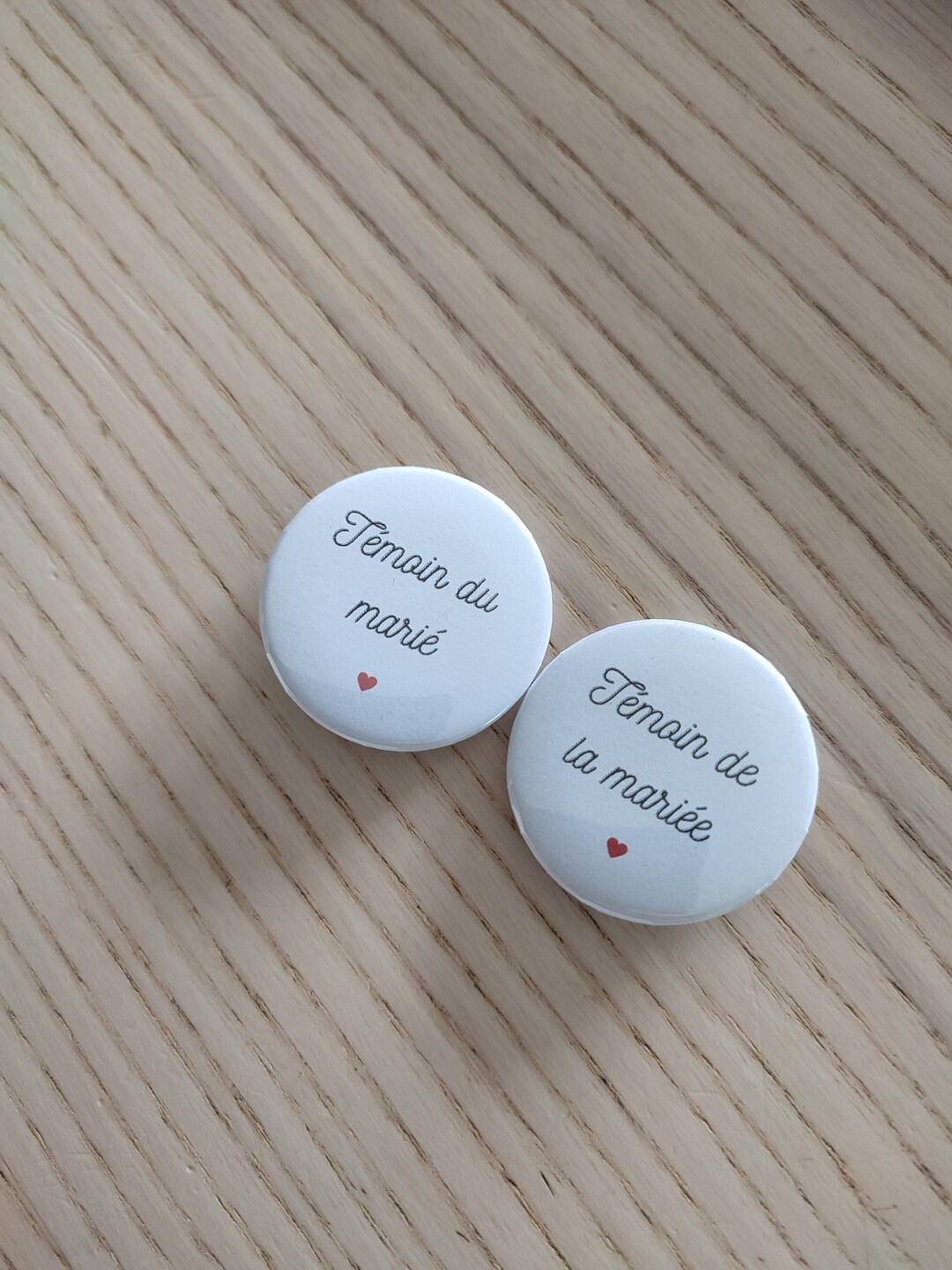 Badge témoin de la mariée, témoin du marié EVJF EVG - Etsy France