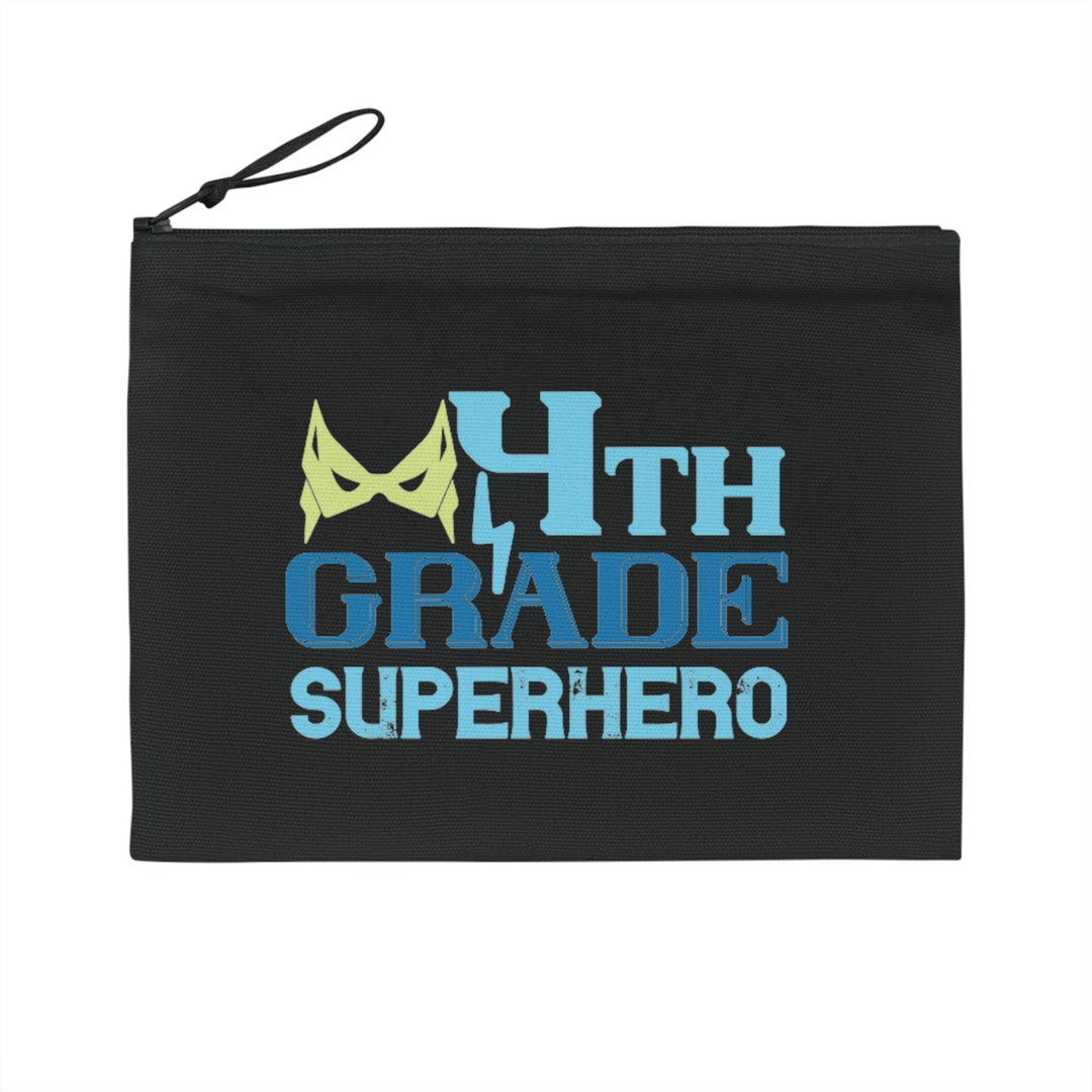 4th Grade Superhero Pencil Case - Etsy