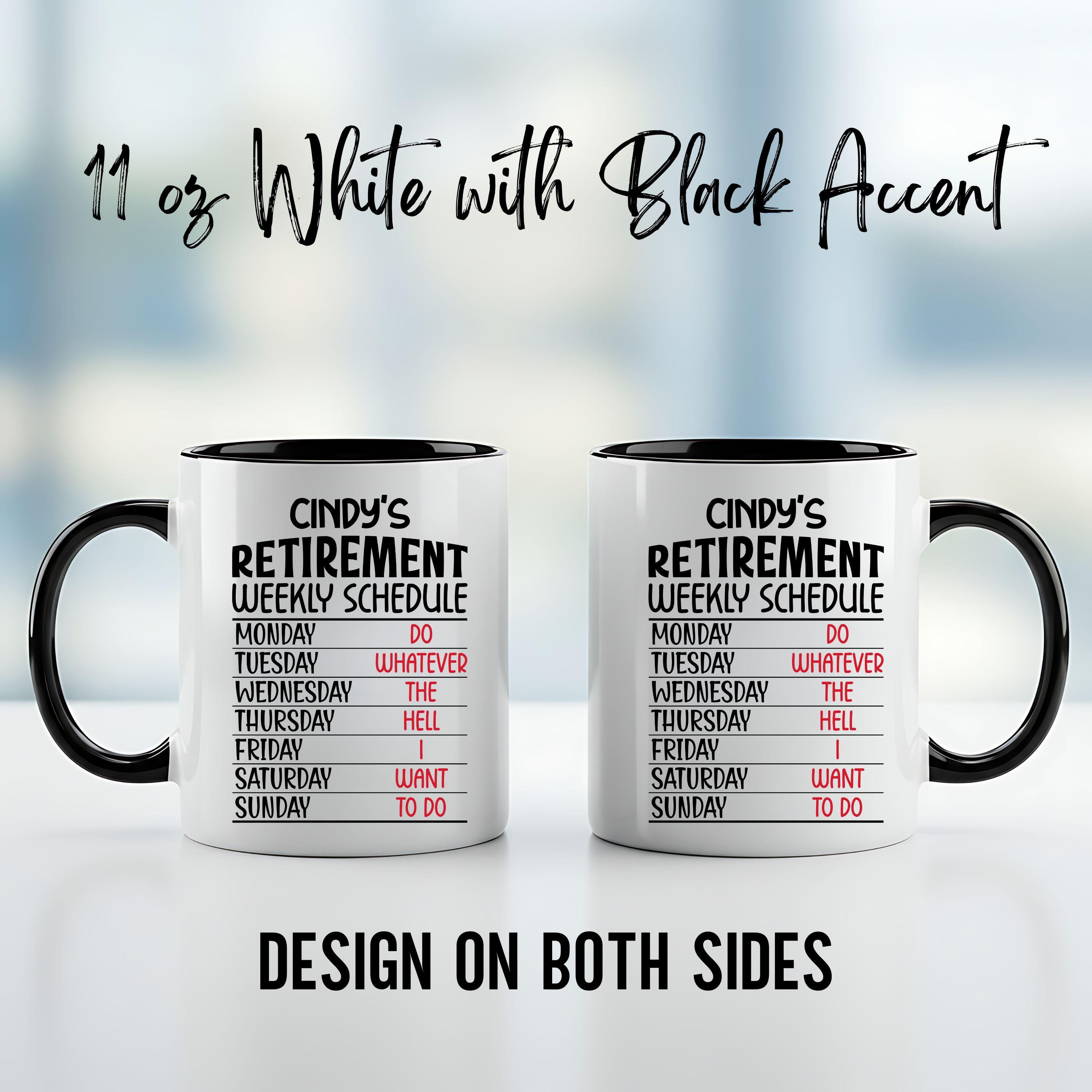 Funny Retirement Mug, Custom Retirement Gift, Happy Retirement ...
