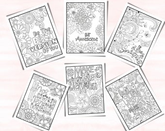 Catholic Adult Coloring Pages Catholic Women's Saint Quote - Etsy