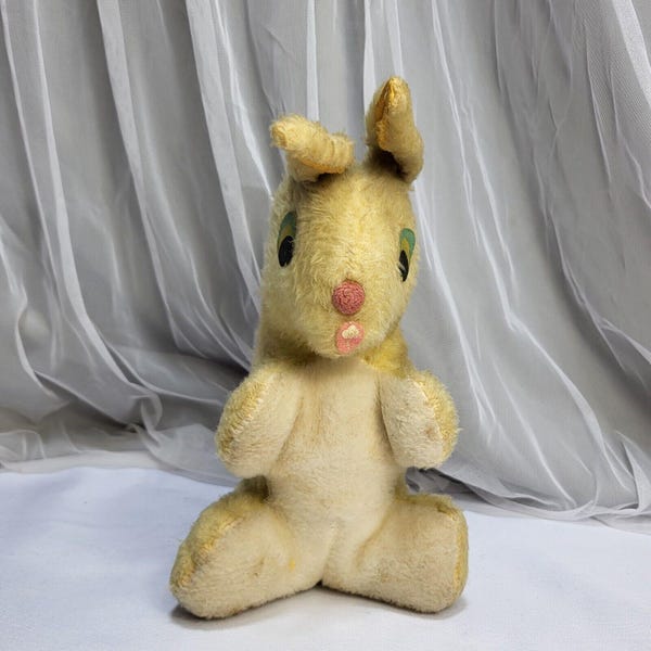 1970s Stuffed Rabbit - Etsy