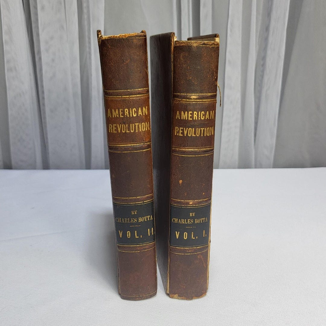 1845 History of the War of Independence Vol 1 & 2 the American ...