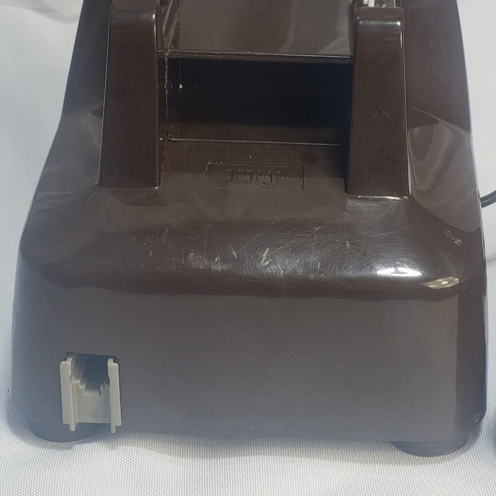 Chocolate Brown ITT Push Button Corded Touch Tone Desk Top Office Phone ...