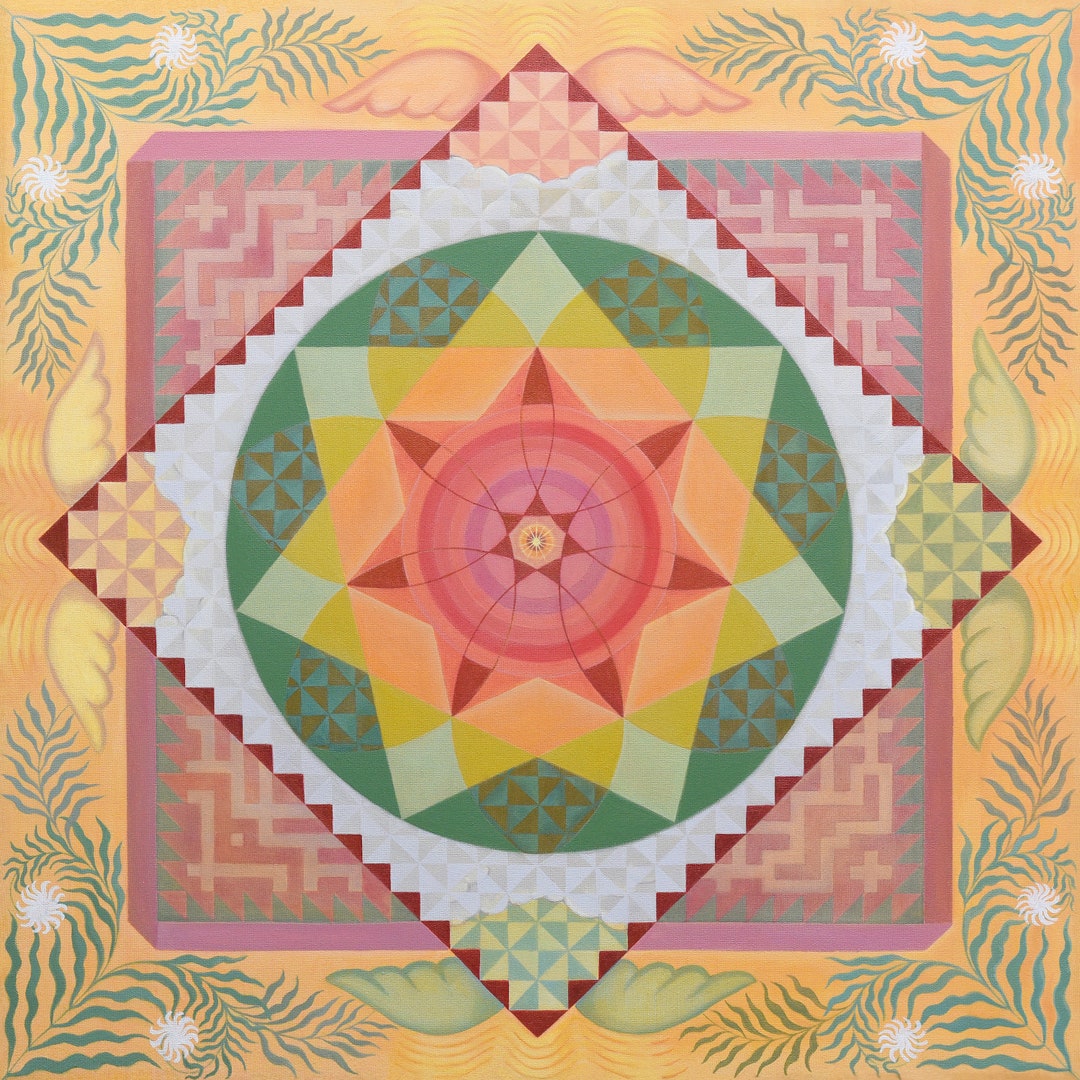 UNDERLYING ORDER - Alchemical Mandala | Devotional Art | Sacred ...